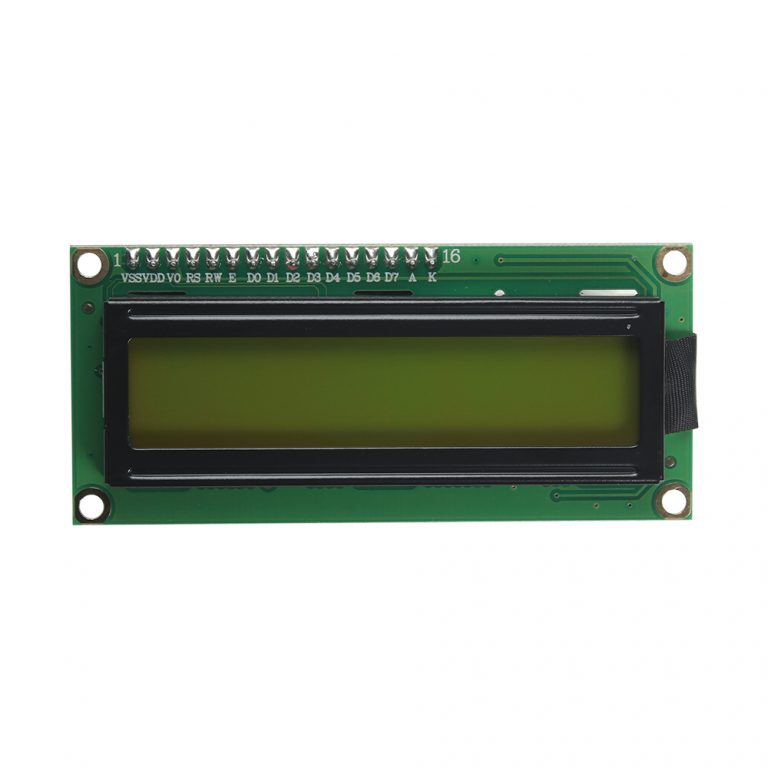 Parallax 2 X 16 Serial LCD With Piezo Speaker (Backlit) - Parallax