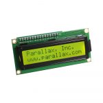 Parallax 2 X 16 Serial LCD With Piezo Speaker (Backlit) - Parallax