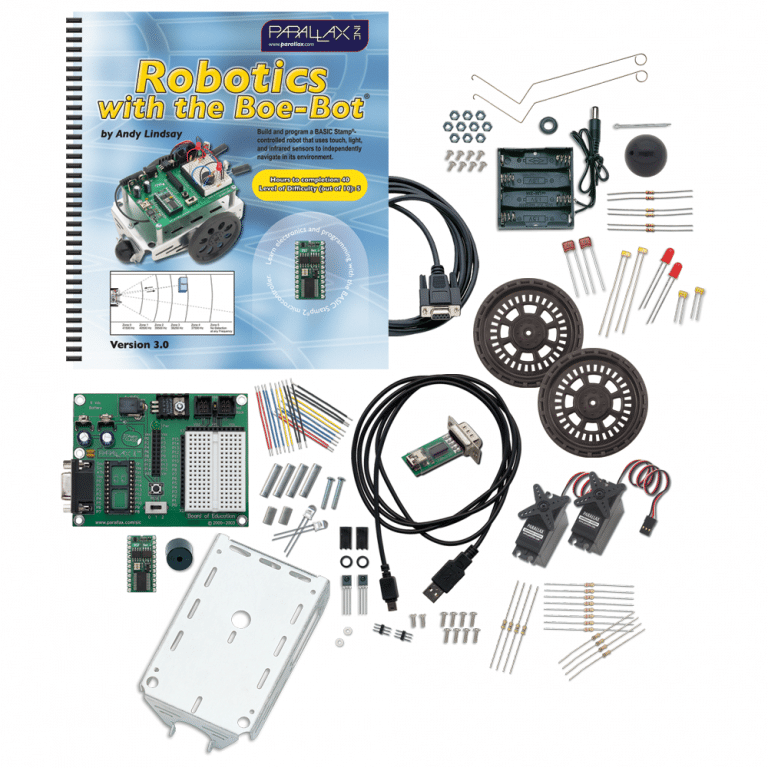 Boe-Bot Robot Kit - USB + Serial - Parallax