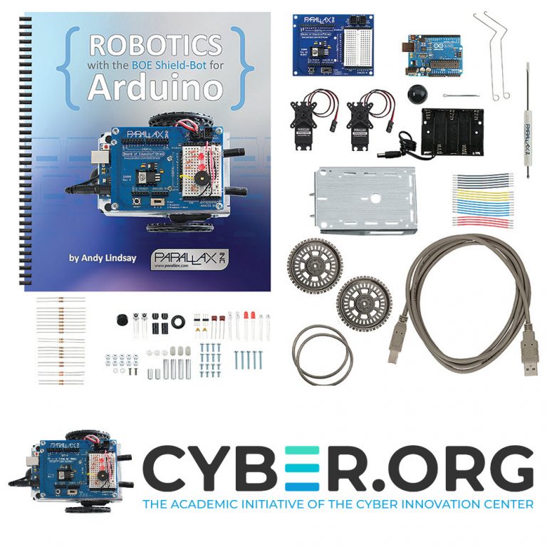 CYBER.ORG Shield-Bot With Arduino Kit - Parallax