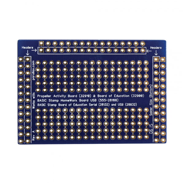 Circuit Overlay Board - Parallax