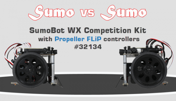 SumoBot WX Competition Kit Now Shipping! - Parallax