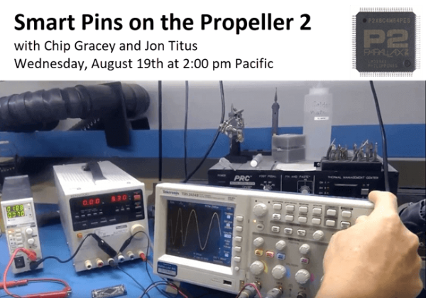 Propeller 2 Live Forum: Chip Talks About Smart Pins On The P2! - Parallax