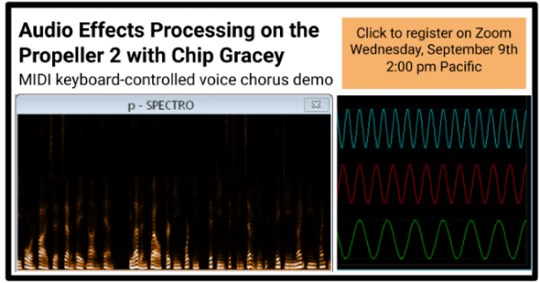 Propeller 2 Live Forum: Audio Effects Processing On The Propeller 2 With Chip Gracey - Parallax