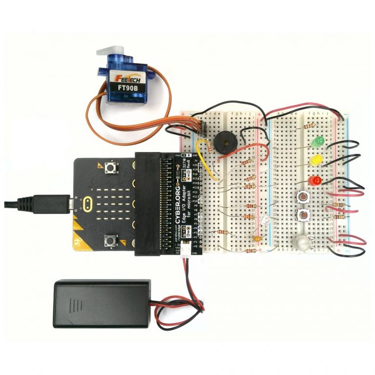 Edge I/O Adapter Compatible With BBC Micro:bit - Parallax