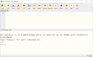 MicroPython On The P2 - Parallax