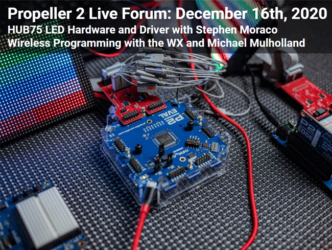 Three Propeller 2 Live Forum Events In December 2020 - Parallax