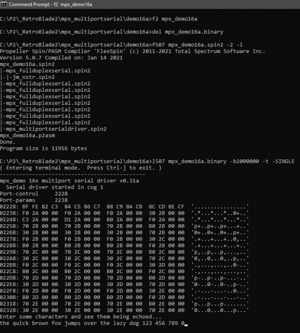 Multiple Serial Port (8 UART - 16 Tx/Rx) Object - Parallax
