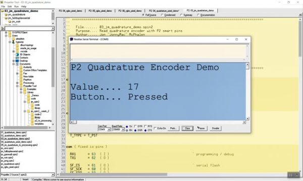 Quadrature Encoder Object - Parallax