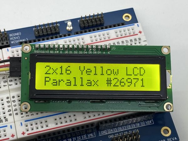PCF8574 I2C LCD Demo - Parallax