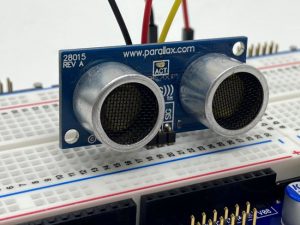 Ping))) Ultrasonic Distance Sensor With Graphical Debug Demo - Parallax