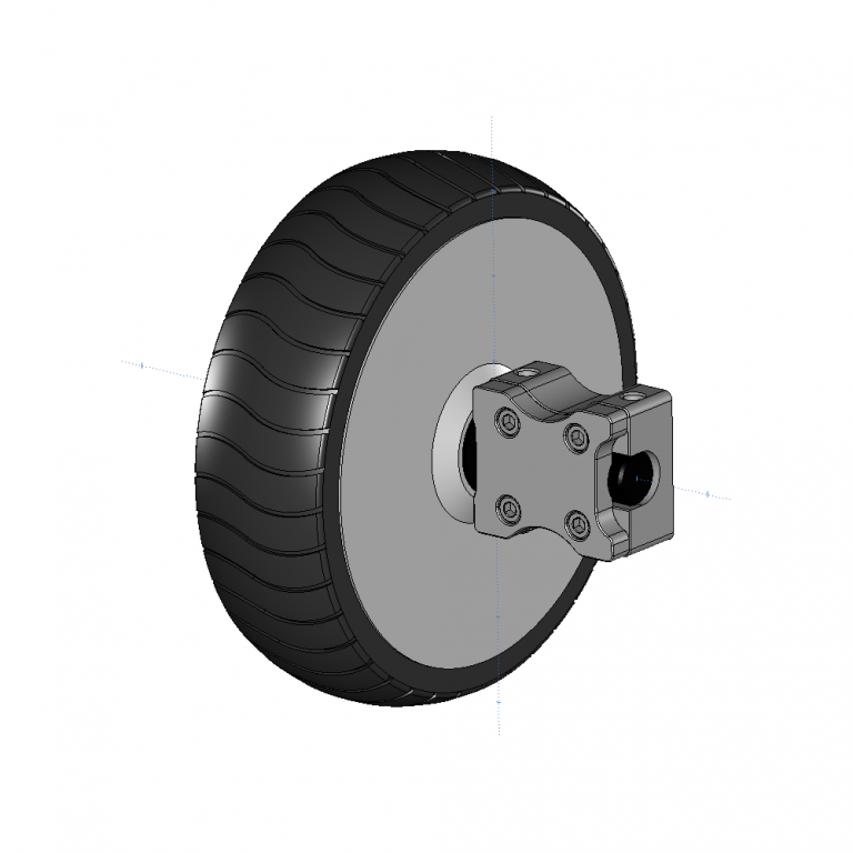 6.5" Hub Motor With Encoder - Parallax
