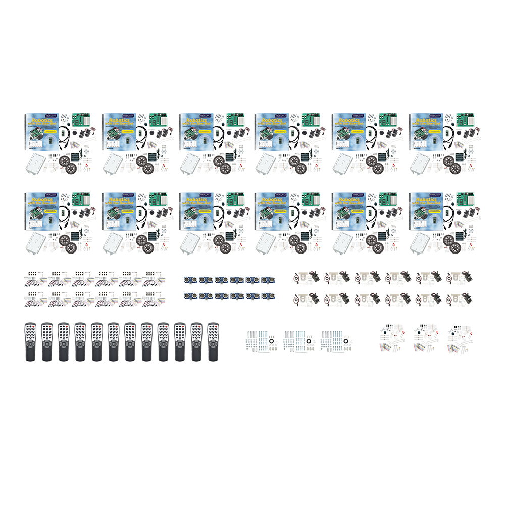 Boe-Bot Robot 12-pack Plus Kit - Parallax