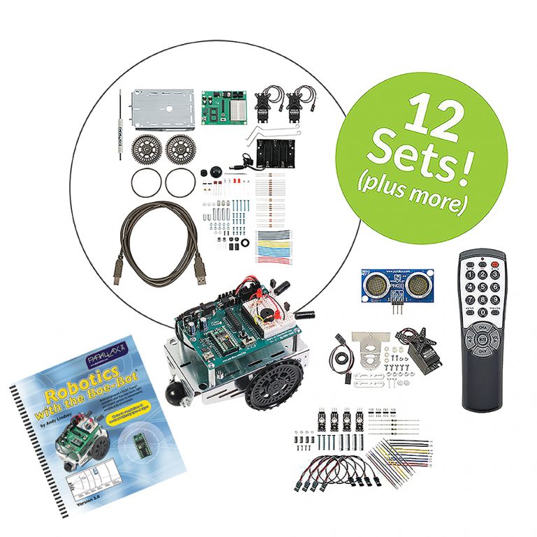 Boe-Bot Robot 12-pack Plus Kit - Parallax