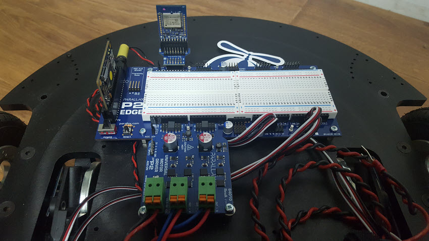 Arlo Conversion To P2 With The Universal Motor Controller - Parallax