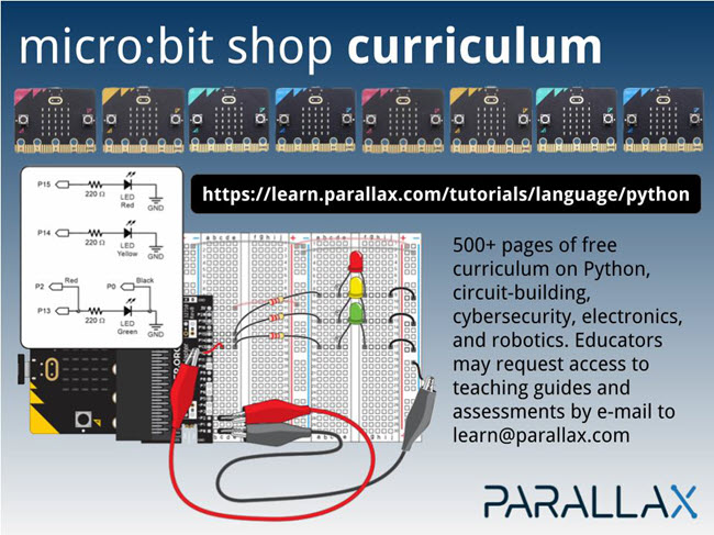 Buy Micro:bits From Parallax And We Reinvest In Educational Support - Parallax