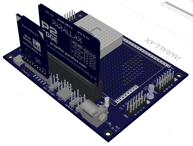 Propeller 2 Quick Byte Project Board - Sharing The Concept - Parallax