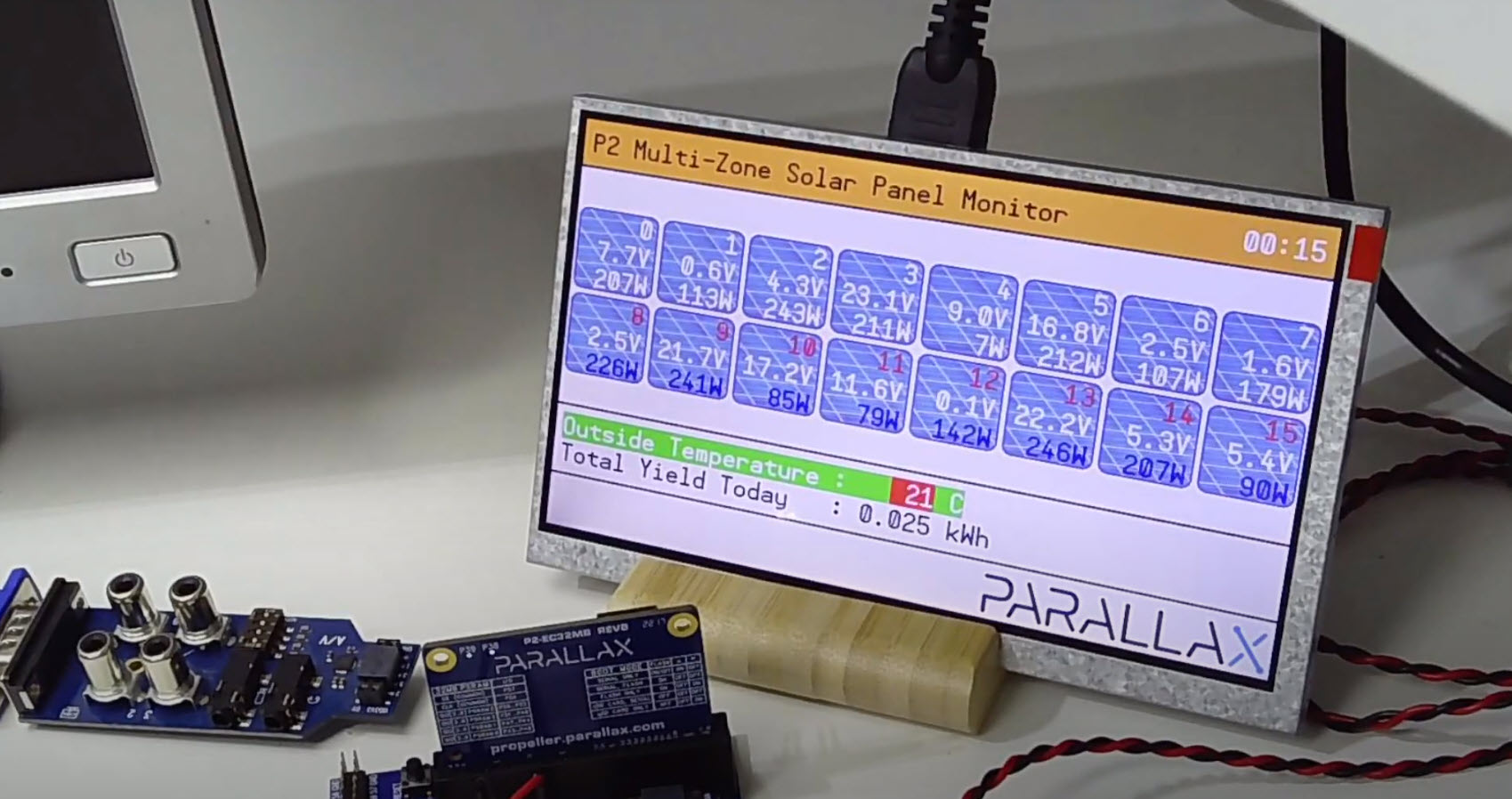Solar Panel Monitoring Demo (Intro To Using Video 3 Of 3) - Parallax