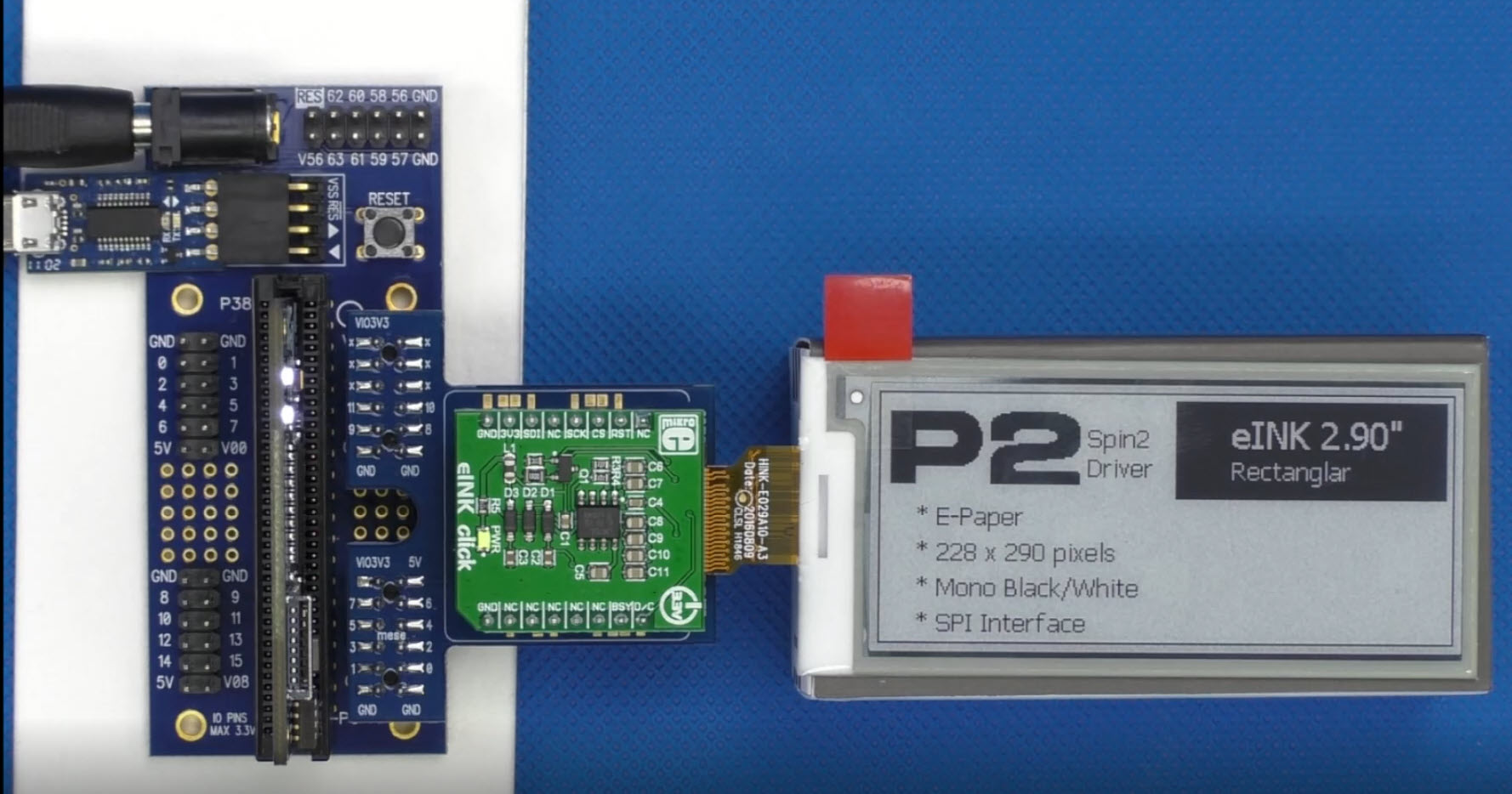 E-Ink Display Demo - Parallax