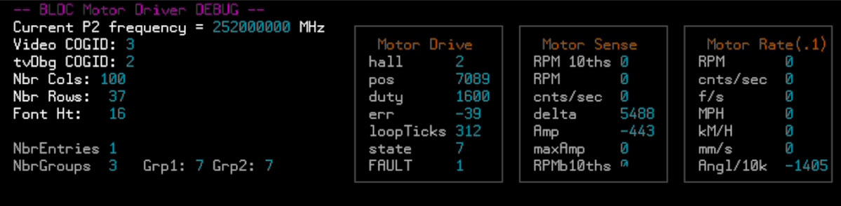 Brushless DC Motor Control Demo - Parallax