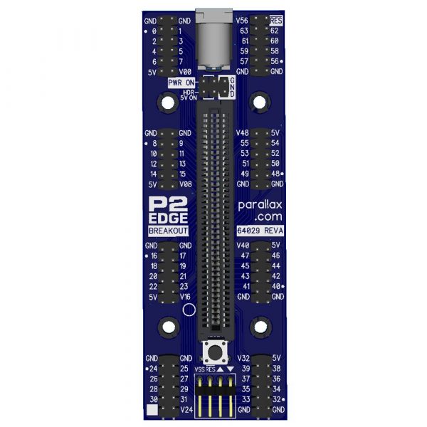 P2 Edge Module With P2 Edge Breakout Board Bundle - Parallax