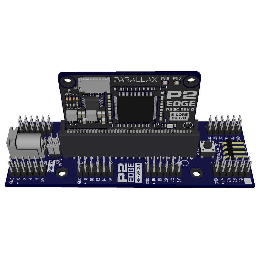 P2 Edge Breakout Board - Parallax