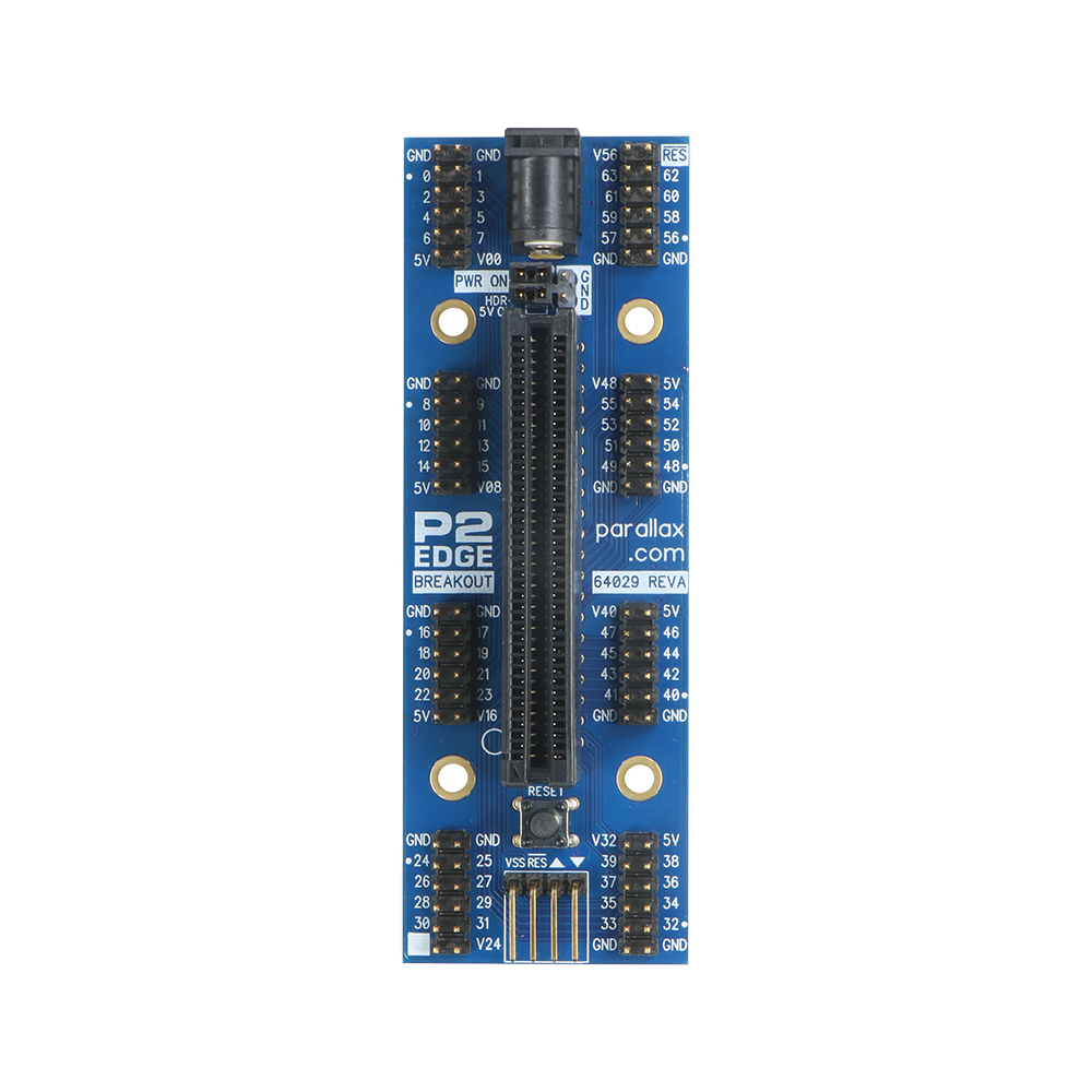 Breakout Board Options For P2 Edge Modules - Parallax