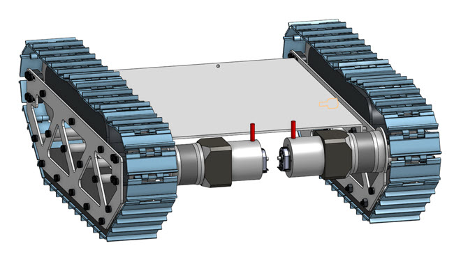 Tracked Robot Chassis With BLDC Motors: Community Feedback Appreciated ...