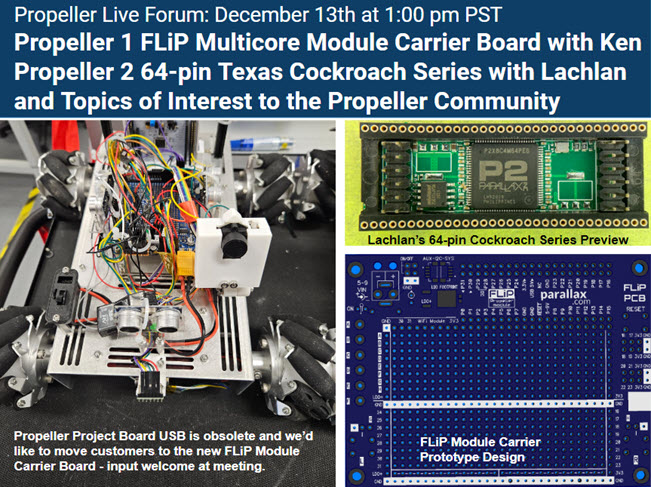 Propeller Live Forum - December 13th 2023 - Parallax
