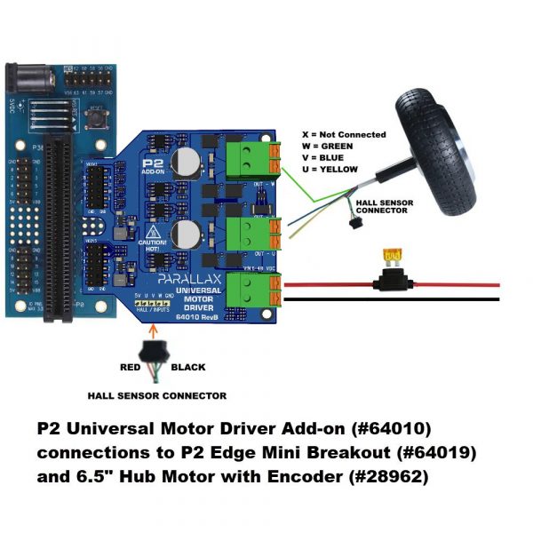 Universal Motor Driver P2 Add-on Board - Parallax