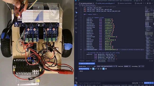First Use Of Brushless DC Motor Control System's Serial Interface For Controlling Hoverboard ...