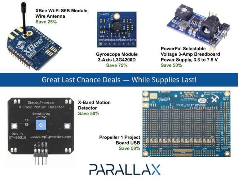 Parallax Inc | Equip Your Genius®