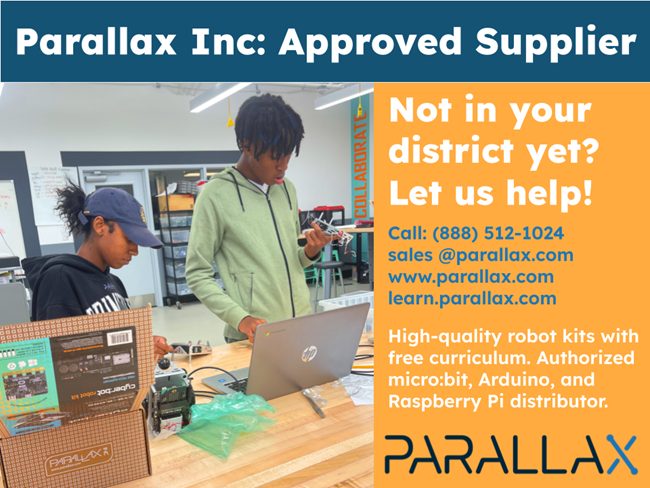 Parallax Can Be An Approved Vendor For Your School District - Parallax