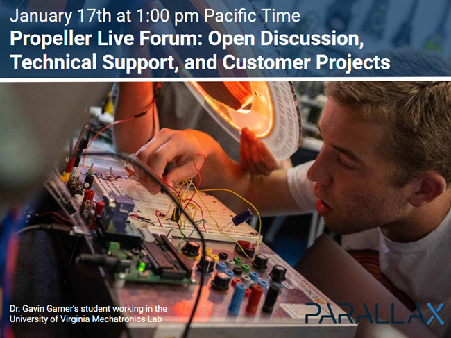Propeller Live Forum - January 17th 2024 - Parallax