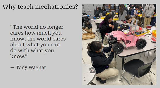 High School Students Showcase Their Mechatronics Projects With The ...