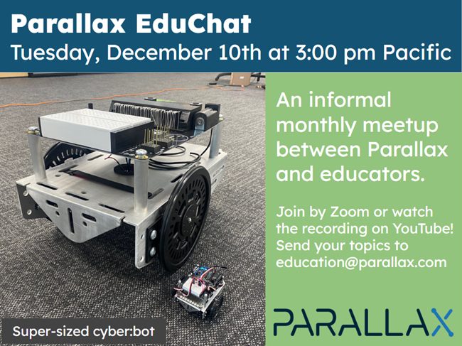 Parallax EduChat - December 10 - Parallax