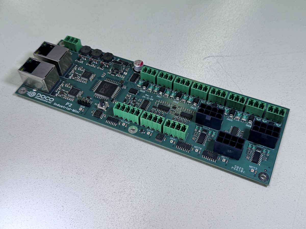 Parallax Builds DOCO's Propeller 2 Motion Controller With PLC ...